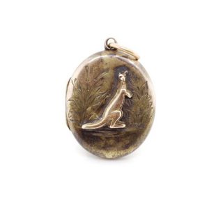 Antique Kangaroo Locket, 1870 - Pendants/Lockets - Jewellery