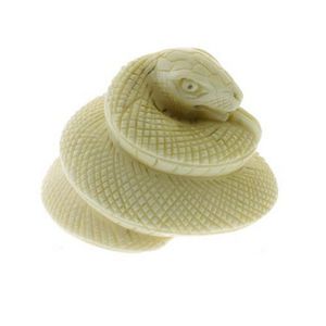 Coiled Snake Netsuke with Stand - Netsuke - Oriental