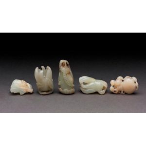 Chinese Jade Carvings: Peaches and Citrons - Jade - Oriental