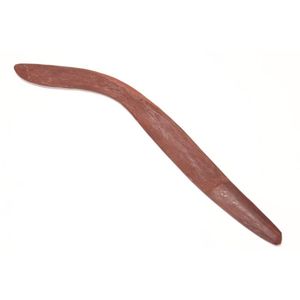 Central Desert Aboriginal Carved Boomerang with Unique Decorative ...