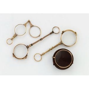 Antique Lorgnettes and Monocle Set, 19th Century Collection - Optical ...