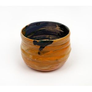 Deborah Halpern Hand-Painted Pottery Vase, Signed, 13cm x 18cm ...