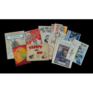 Roy Rene Mo Programmes & Sheet Music Collection - Asian - Antiquities