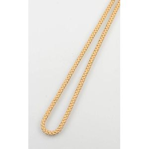 18ct Gold Bricklink Longchain, 50.33g, 87cm - Necklace/Chain - Jewellery