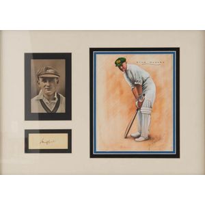 Stan McCabe Display with Chris Meadows Original Drawing - Sporting ...