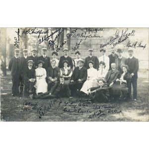 Victorian Baseball Team with Signatures and Partners - Sporting ...