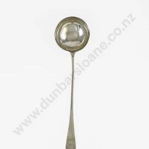 1792 George III Sterling Silver Soup Ladle, Engraved Initials ...