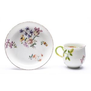 Chelsea Porcelain Red Anchor Cup and Saucer, circa 1755 - Zother - 18th ...
