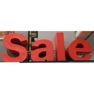 Big Red Sale Sign: Eye-Catching Display for Your Business - Signage ...