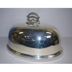 Antique silver plate meat covers, food covers, dish covers cloche ...