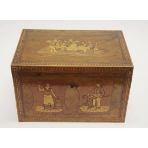 Antique inlaid Italian Sorrento ware boxes, trays etc. - price guide ...