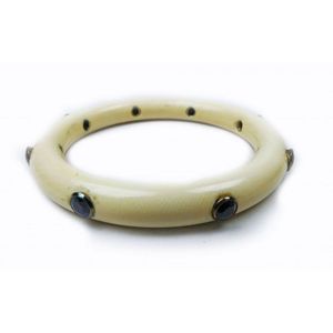 Vintage ivory only and ivory with silver bangles - price guide and values