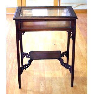 Edwardian Vitrine Display Table - Elegant and Functional - Tables ...