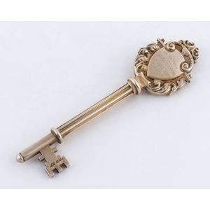 1931 Sterling Silver Key Presented to Lady Violet Astor - Presentation ...