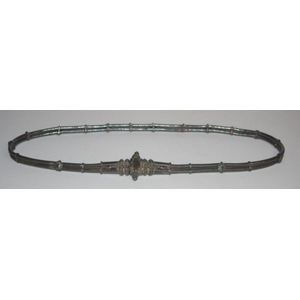 Vintage Chinese Silver Belt with Screw Buckle - Zother - Oriental