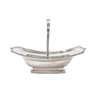 Regency Sterling Silver Swing-Handled Basket, London 1814 - Baskets ...