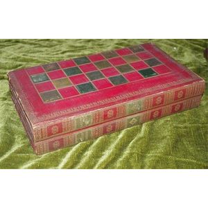 Leather Book Backgammon & Chess Box - Games & Puzzles - Recreations ...