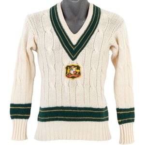Australian Test Jumper with Coat-of-Arms Badge - Sporting - Cricket ...