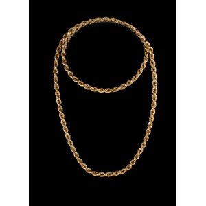 9ct Italian Gold Rope Chain, 61cm, 14.1g - Necklace/Chain - Jewellery