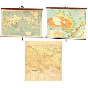 Educational Hanging Maps Set - Maps - Printed & Written Material