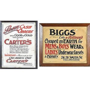 Carter's and Biggs Shop Signs in Melbourne - Signage - Advertising
