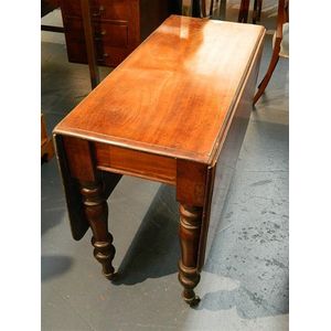 19th Century Mahogany Drop Leaf Tea Table - Tables - zOther - Furniture