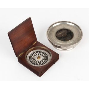 Nickel Barometer, Thermometer & Compass Set, 1900 - Nautical Equipment ...
