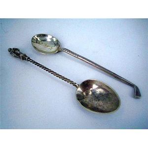 Antique sterling silver apostle spoons - price guide and values