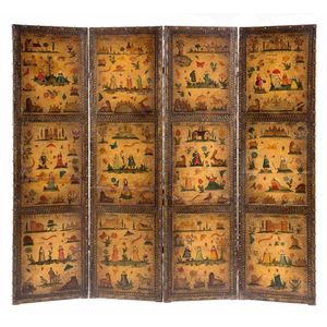 Antique English and Australian folding room screens - price guide and ...