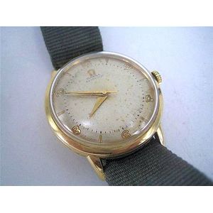 Gold-filled Omega Automatic Wristwatch with Arabic Dial - Watches ...