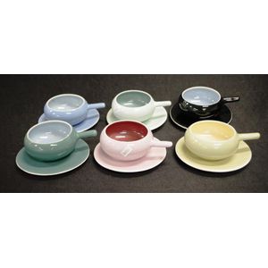 Martin Boyd Harlequin Ramekin Set with Under Plates - Boyd, Martin ...