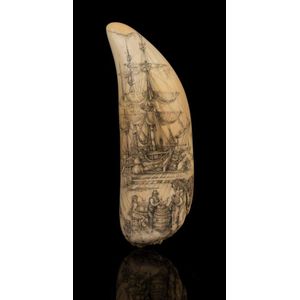 Scrimshaw whale's teeth, ivory and bone - price guide and values - page 2