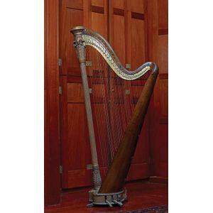 English and French harps, 18th century onwards - price guide and values