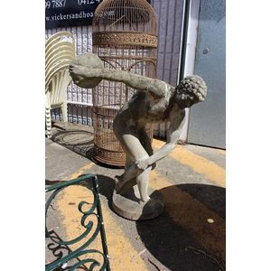 Discus Thrower Garden Statue - 102cm - Decorative - Garden Statuary ...