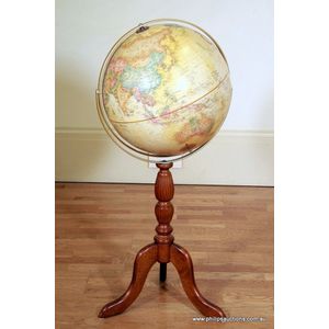 Replogle Globe on Antique Stand - Globes - Terrestial & Celestial ...