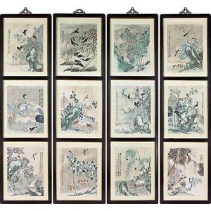 "The Four Seasons" by He Chong - Art - Oriental