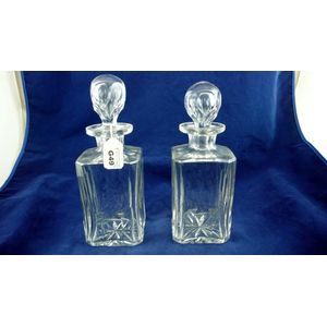 Crystal Spirit Decanters Pair - Alcohol - Decanters - Recreations ...