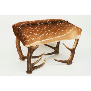 Antler Hide Stool - Seating - Stools - Furniture