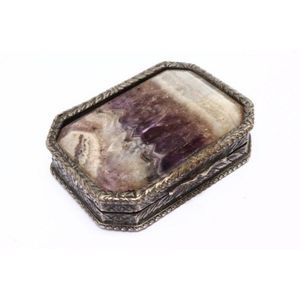Silver and Quartz Wreath Trinket Box - Boxes, Jewellery & Trinket (not ...