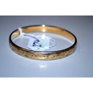 Stunning 9ct Gold Bangle - 49.3g - Bracelets/Bangles - Jewellery