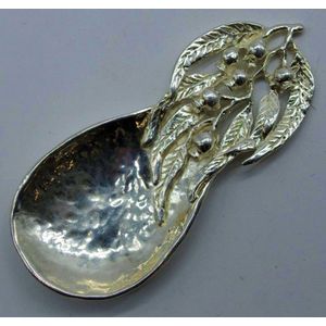 Australian Silver Tea Caddy Spoon with Gumnut Decoration - Flatware ...