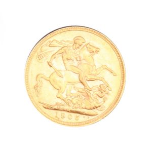 1905 Perth Mint Gold Sovereign Coin - Coins - Numismatics, Stamps & Scrip