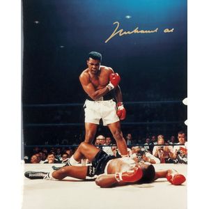Signed Muhammad Ali Photograph Standing Over Liston - Sporting - Boxing ...