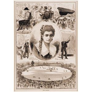 1879 Football Engravings: Intercolonial Match & Electric Light Game ...