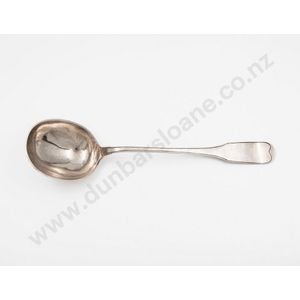 19th Century German Silver Soup Ladle, Fiddle & Thread Pattern ...