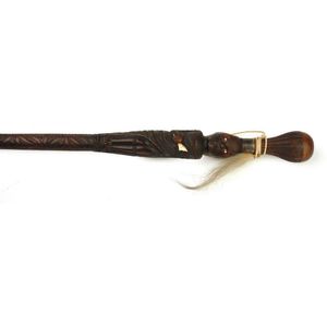 Vintage carved wooden Maori tokotoko (walking sticks) - price guide and ...