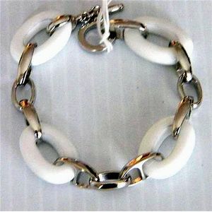 Silver and Ceramic Bracelet - Bracelets/Bangles - Jewellery