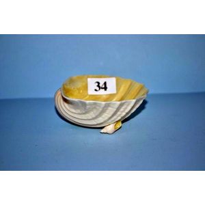 Belleek Green Shell Dish - Belleek - Ceramics