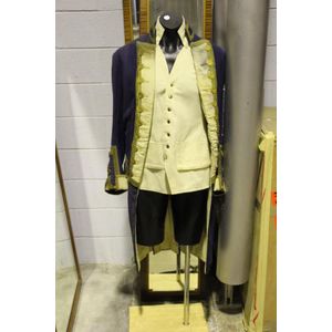 Early Capt Cook Coat & Waistcoat on Mannequin - Clothing - Women's ...