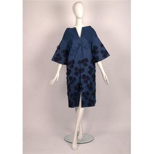 Blue Flower Opera Coat worn by Margreta Elkins - Clothing - Women's ...